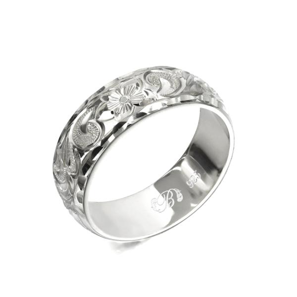 お問合せ品番：SB6E-C15◆商品名シルバー925 バレル 幅6mm 厚み1.5mm カレイキニ ダイヤモンドカット リング◆こちらはオーダーメイド商品です入金確認後に、ハワイの工房に製作を依頼する受注生産の商品です。ご注文後のキャンセル...