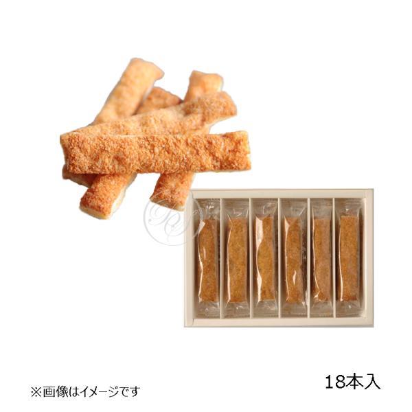 ショップ袋付洋酒のお伴に最適なお菓子を是非お楽しみ下さい。賞味期間 : 製造日より35日内容量 : 18本箱サイズ : 13.5×18.5×4.0ｃｍ保存方法 : 直射日光、高温多湿を避けて保存してください。