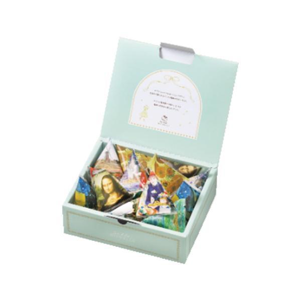 ショップ袋付永く愛される絵画には心豊かにする美しさに満ちています。ギャラリーミニョンではてのひらの上にのるサイズでその美を彩り豊かに再現しました。絵画にまつわるサブレのかわいらしい形と味をお楽しみください。