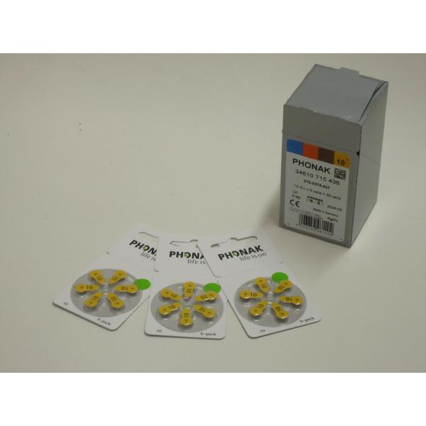 フォナック社製 補聴器用空気電池・以前販売しておりましたシグニア社(旧シーメンス)と製造元が同じドイツ製の補聴器用空気電池です。・高温、多湿で気温の変化が大きい日本の気候に合わせて製造されています。・高出力補聴器にも対応した、長寿命、大電流...