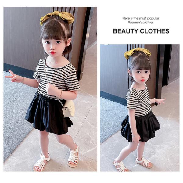 裏リボンつき かわいさ全開サイズ100上下セット 子供服 半袖 Tシャツ セットアップ キッズ カジュアル 女の子 パンツセット ウエストゴム スポーツウェア ジュニア 春夏通気性がよく、汗をかいてもサラサラで肌触りが良いです。重ね着や着回...