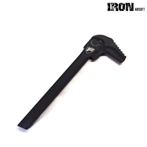 ※こちらの商品はラッピング不可となっております。IRON Airsoft Fortis Clutchタイプ チャージングハンドル マルイGBB M4 MWS用 1905J CNC切削加工にて制作された軽量なアルミニウム製のチャージングハンド...