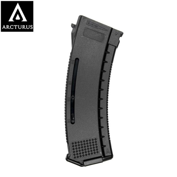 ※こちらの商品はラッピング不可となっております。ARCTURUS アークタウラス MOD1 AK用マガジン BK 30/130連 容量可変タイプ 電動ガン スペアマガジンスタンダード電動ガン系AKシリーズに使用可能なAKマガジンです。リアル...