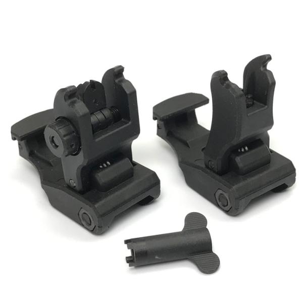 ※こちらの商品はラッピング不可となっております。民間系の外装カスタムにおすすめのバックアップサイト。M4以外の銃にも似合います！CQBスタイルはもちろんマークスマンにもおすすめ！！標準的な20mmピカティニーレイル対応です。