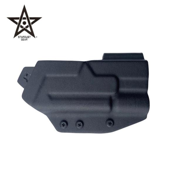 ※こちらの商品はラッピング不可となっております。銃に取り付けたSurefire X300U-AとSDG x M-3D AOMタイプマウントを使用して挿入を保持する専用ホルスターです。※ライトとマウントでリテンションを保持しているので、ホルス...