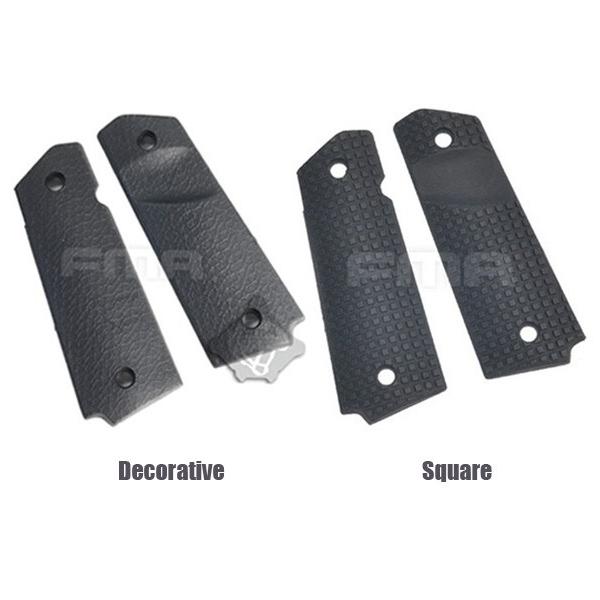 ※こちらの商品はラッピング不可となっております。各社M1911ガバメントシリーズに対応したナイロン製グリップですグリップ力を高める表面処理と、大きくえぐれた親指部分が特徴です。片手でハンドガンを扱う際によく安定します。【ご購入前にお読み下さ...