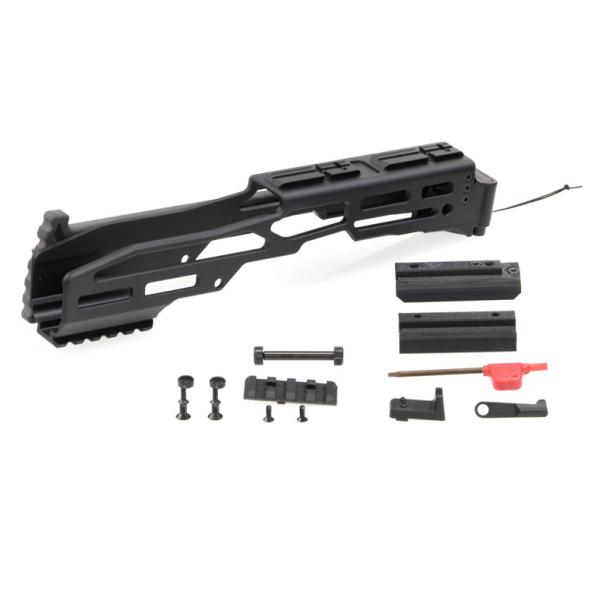 ※こちらの商品はラッピング不可となっております。PCC ピストルキャリバーカービンキット CNCバージョン Gen.2 HI-CAPA Black全長：270/520mmアルミCNC 6061-T6レシーバークイックサイドフォールディングス...