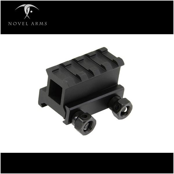 ※こちらの商品はラッピング不可となっております。フラットトップにサイトを取り付ける際のハイマウントです。シースルー式なので、純正サイトも使用可能です。M4シリーズにはもちろんSCARやG3など、20mmピカティニーレイルを装備した銃に対応し...