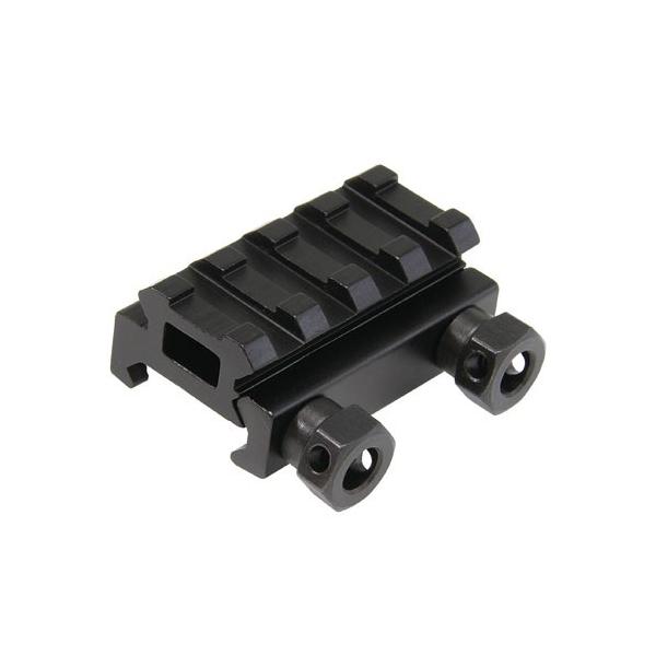 ※こちらの商品はラッピング不可となっております。M4シリーズ対応マウントベース20mmの規格で作られていますので、AKやSCARなどM４シリーズ以外の銃にも対応します。ドットサイトやスコープの高さ調整に最適です。高さ：12.50mm長さ：4...