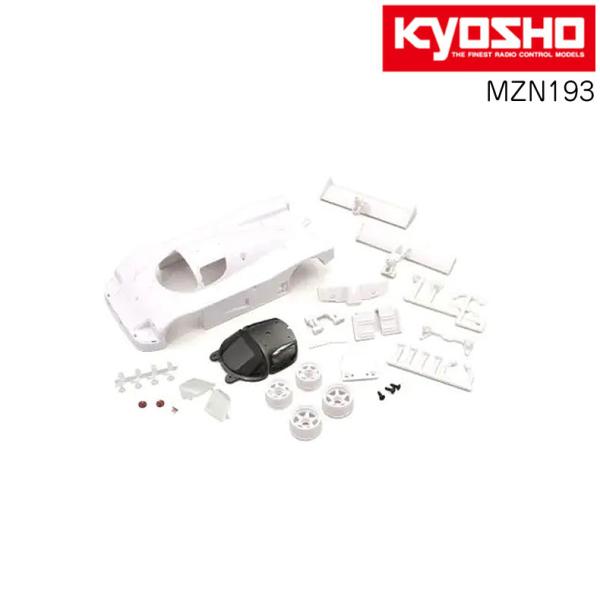 ※こちらの商品はラッピング不可となっております。Sauber-Mercedes Gruppe-C-Rennsportwagen C9 ホワイトボディセット RWD 用ホイール付 MZN193