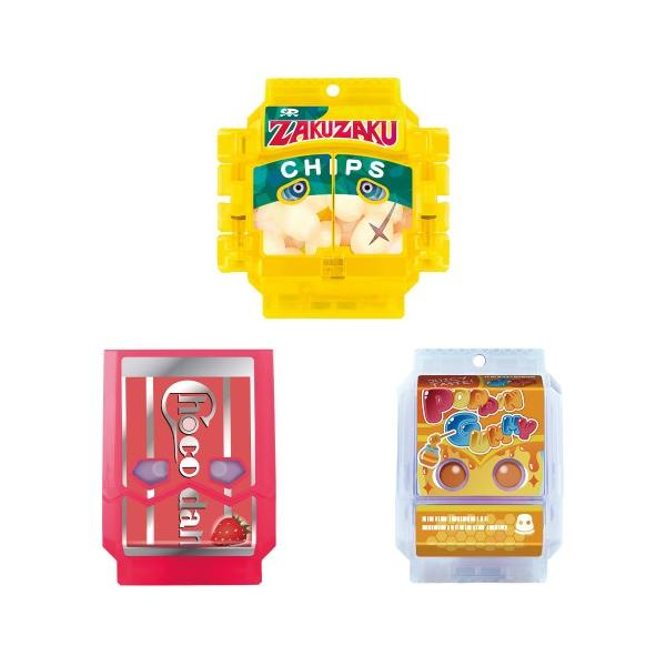 『仮面ライダーガヴ』より、「DXライダーゴチゾウセット 新種発見！ver.02」が登場！キラキラのゴチゾウに加えて、味違い・色違いのゴチゾウのセットです。■ザクザクチップスゴチゾウEXベルトにセットして、仮面ライダーガヴ ザクザクチップスフ...