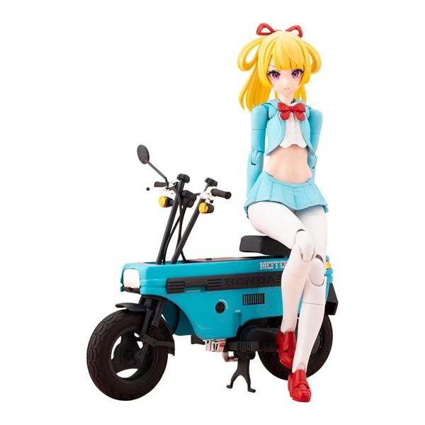 メガミデバイス×Honda コラボレーション！「美少女×メカニック」シリーズ『メガミデバイス』より「BUSTER DOLL」シリーズ ナイトと青島文化教材社製スケールモデル「1/12 ホンダ AB12 モトコンポ ‘81」とのコラボモデルが...