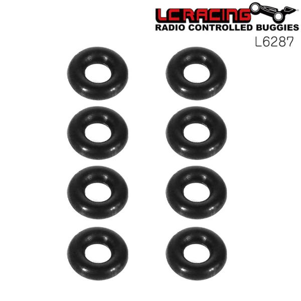 ※こちらの商品はラッピング不可となっております。[LCRACING] RCカー L6287 ショック用 ブラックO-Ring 60°(6.6*2.8*1.9mm)対応車種:BHC Series:EMB Series:PTG-2TC:PTG-...
