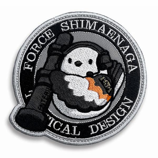 ※こちらの商品はラッピング不可となっております。にとろんぱっち シマエナガ エントリーツールモデル ミリタリー アニマル パッチ「心の扉叩(壊)いて〜　ここ〜か〜ら〜今飛び出そう〜」エントリーツールであるバッテリング ラムをもったシマエナガ...