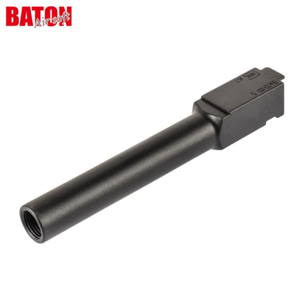 ※こちらの商品はラッピング不可となっております。BATON airsoft G17-01-1 11mm正ネジ スレッデッドアウターバレル G1711mm正ネジがバレル先端内側に切られた、BATON airsoft GLOCK G17 Gen...