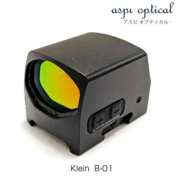 ※こちらの商品はラッピング不可となっております。aspi optical アスピオプティカル Klein クライン B-01 ドットサイト前面レンズに非球面レンズを使用。周辺部での歪み・にじみを抑え、箱型ながらオープンサイトのような視野を確...