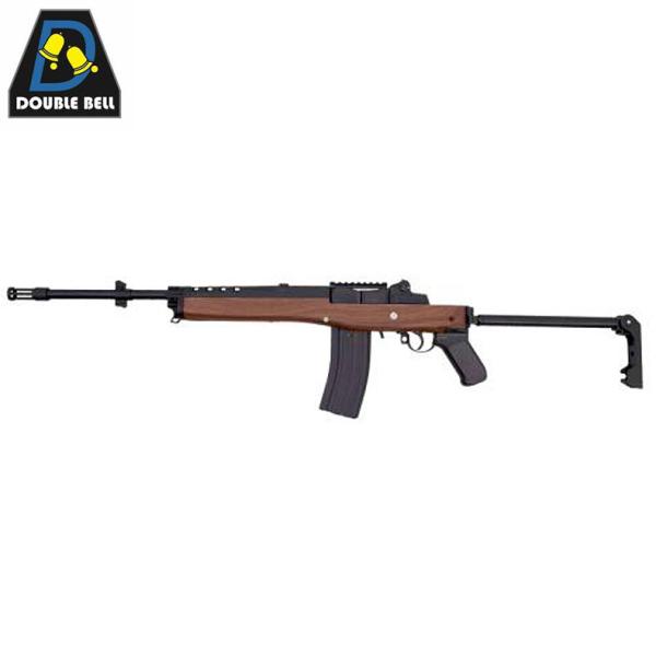 ※こちらの商品はラッピング不可となっております。DOUBLE BELL ダブルベル MINI-14 GB ETU搭載 電動ガン フェイクウッド 18歳以上対象U.S.M14ライフルライクのレイアウトかつコンパクトなデザインを持つ！ルガー M...