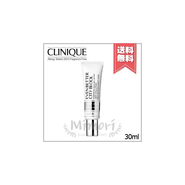【 商品名 】CLINIQUE クリニーク イーブンベター シティブロック アクアジェル45 30ml【 ブランド 】CLINIQUE クリニーク【 用途／タイプ 】UV日焼け止め・UVケア【 原産国 】海外産(ベルギー)・化粧品【 容量 ...