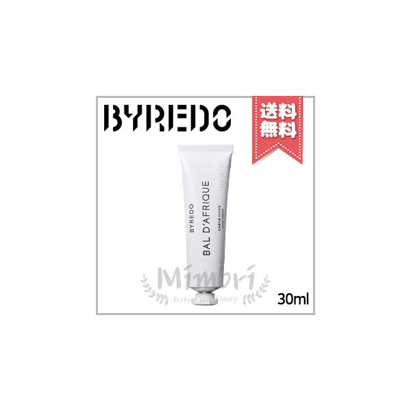 【 商品名 】BYREDO バイレード ハンドクリーム バル ダフリック 30ml【 ブランド 】BYREDO バイレード【 用途／タイプ 】ハンドクリーム【 原産国 】海外産(フランス・スペイン)・化粧品【 容量 】30ml※仕入れ状況に...