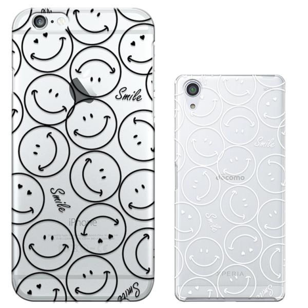 ■対応機種：Galaxy ギャラクシー A32 5G SCG08 【キーワード】おしゃれ オリジナル 人気 おすすめ かっこいい かわいい 可愛い レディース 女性用 スマホ カバー ハードケース クリアケース ニコ ニコマーク 笑顔 ブラ...