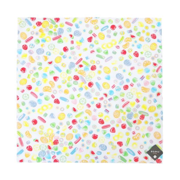 日本製：グラフィカ素材：綿100％サイズ：約54cm(四方ミシン）注染：注染（ちゅうせん）とは、特殊な糊で防染し重ね上げた生地の上から染料注ぎ、模様部分を染め上げる伝統的な型染めの一種です。伝統的な技術に基いて、手ぬぐい、浴衣、ふきん等が生...