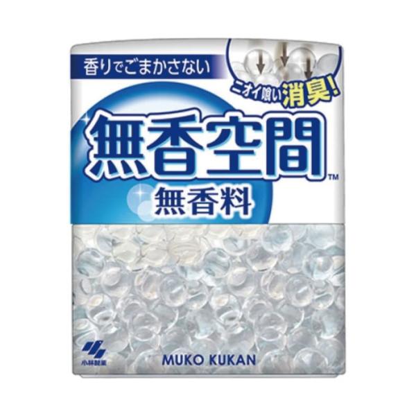 小林製薬の「無香空間」は、香りを使わずに気になるニオイをしっかり消臭する無香料タイプの消臭剤です。透明なビーズが悪臭成分を吸着し、リビングや玄関、寝室、トイレ、キッチンなどさまざまな空間のニオイ対策に活躍します。芳香剤の香りが苦手な方や、食...