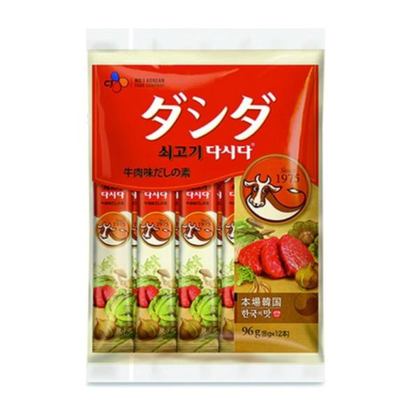 韓国料理の定番調味料「牛肉ダシダ」を使いやすいスティックタイプにした便利な顆粒だしです。牛肉の旨みと香味野菜のコクをバランスよく配合し、本格的な韓国の味わいをご家庭で手軽に楽しめます。1本ずつ個包装されたスティックタイプなので、必要な分だけ...