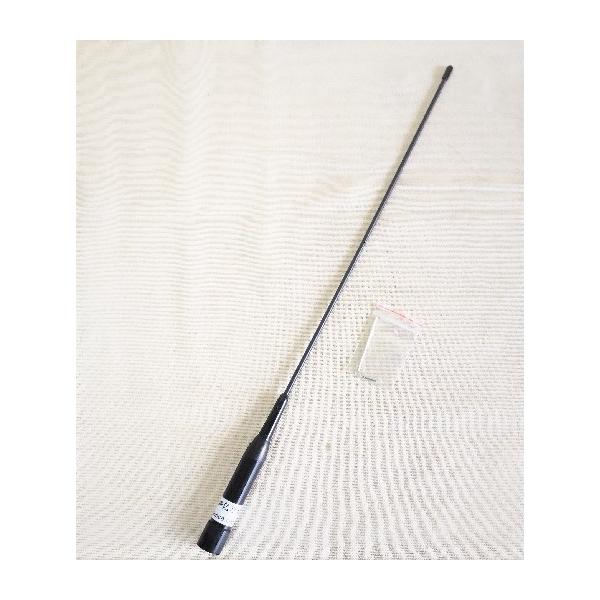 障害物と接触しても曲がって折れないソフトタイプです。接栓：M型長さ：400mm重さ：70gVSWR：1.5以下耐力：100W利得：2.15db(144MHz帯) 3.0db(430MHz帯)入力インピーダンス：50Ω***NOTE海外製品に...