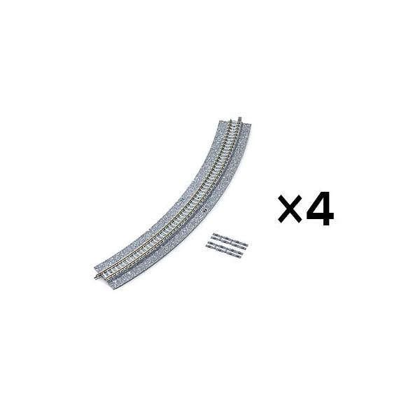 価格.com - トミーテック ワイドPCカーブレールC354-45-WP(F)(4本セット) 1773 (鉄道模型) 価格比較