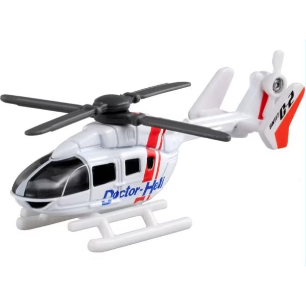 ※ 画像はイメージです。医療機器等を装備したヘリコプター「ドクターヘリ」がトミカに登場！ローターが回転します。メインカラー：ホワイト（お子様にお伝えする目安の色）メーカー : タカラトミーブランド: トミカパッケージサイズ: W78×H39...