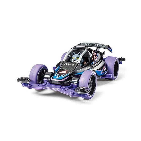 写真はキットを組み立て、塗装したものです【 ヒールなムードのオオカミドライバーが注目 】 高性能な走りでレースも楽しい四輪駆動レーサーのプラスチックモデル組み立てキットです。ミニ四駆オオカミは、ちょっとヒールなムードのオオカミドライバーが乗...