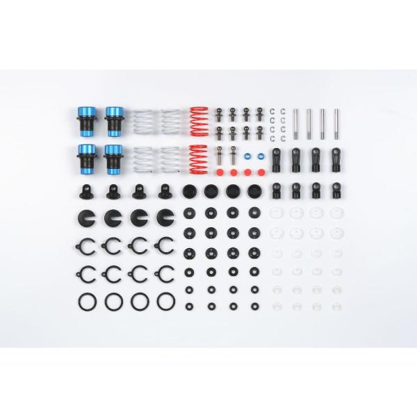 ※ 画像はイメージです。【RCカーの性能アップやセッティングに役立つパーツです】ダンパーシリンダーやピストンロッドのサイズをＭシャーシ用に最適化した高性能オイルダンパーです。アルミシリンダーは内部を鏡面処理し、潤滑性に優れたブラックコートを...