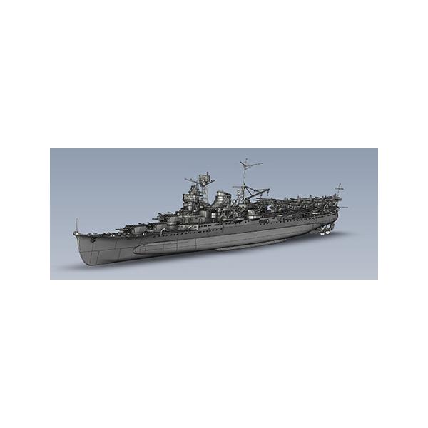 ※ 画像はイメージです。※未組み立て、塗装が必要なものです※写真はキットを組み立て・塗装したものです。艦後部に広大な航空作業スペースを持つ航空巡洋艦「最上」、フルハルタイプを新規金型を追加し製品化（製品仕様）・製品は最上型1番艦「最上」の航...