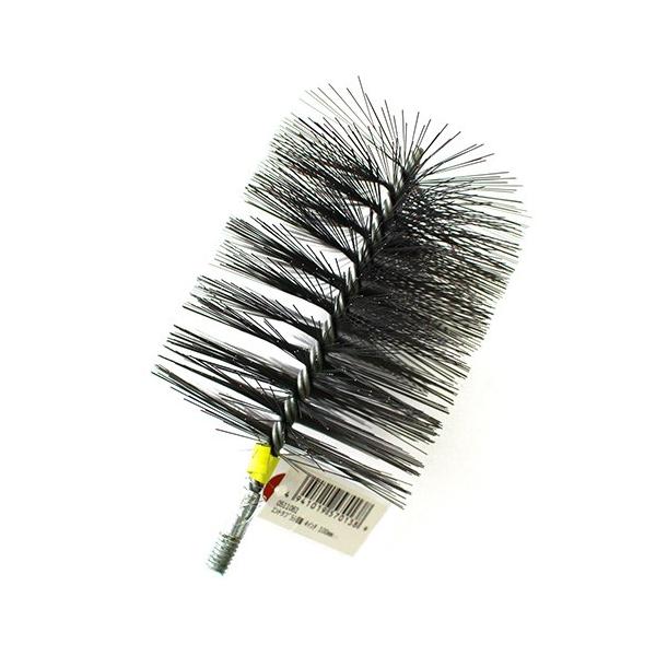 【取寄品】[煙突掃除ブラシ ワイヤー]■特長●かまどや暖炉・薪ストーブなどの煙突のすす掃除に便利なブラシです。●煙突の太さに合わせて使い分けてください。●別売の＃511064エントツブラシ取付棒 3本セットに取り付けてご使用ください。■用途...