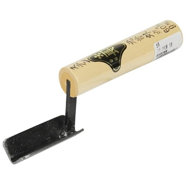 【取寄品】[大工道具 左官鏝 特殊鏝]金長 ステン外丸鏝 元首 9X60mm 4977292162548元首タイプの外丸鏝です。コンクリートのカド出し・面引き作業。■仕様・サイズ：9×60mm・寸法：30×170×70mm・重量：90g・パ...