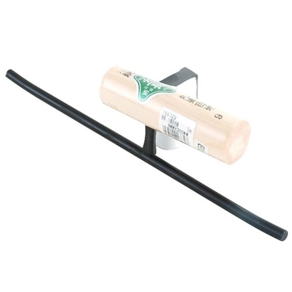 【取寄品】[大工道具 左官鏝 コテ]緑長 丸棒目地鏝 9MMX300MM 4977292168328本焼きの丸棒目地コテです。目地の調整・仕上げ。■特長・本焼のため、耐久性抜群です。■仕様・サイズ：9×300mm・パッケージ寸法：305×3...