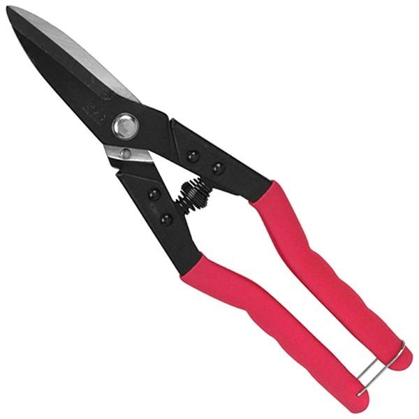 【取寄品】【メール便】[金切鋏 カッター]軟鋼材、銅板、真鍮板、アルミ板、プラスチック板、家庭菜園の摘花・芽切りビニール・プラスチック・トタン板の切断に最適■特長・ノコ目があるので対象物がすべりにくい・バネ付きで、ハサミの開閉が楽にできる・...