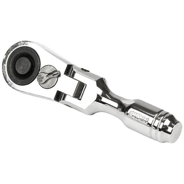 【取寄品】[ソケット アクセサリー]SK11 スタビーフレックスRハンドル SRH3CSF 4977292239363手の中に収まるコンパクトボディ+180度首振り機構で窮屈で複雑な場所にも対応します。ソケットと組み合わせ、六角ボルト・ナッ...