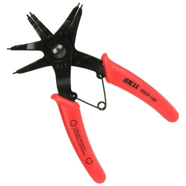 【在庫品】【メール便】[プライヤー スナップリングプライヤー]※ご注意・電気が流れているものへは絶対に使用しないでください。感電の恐れがあります。・本来の目的、用途以外での使用はしないでください。安全のために保護メガネ等を着用して作業をして...