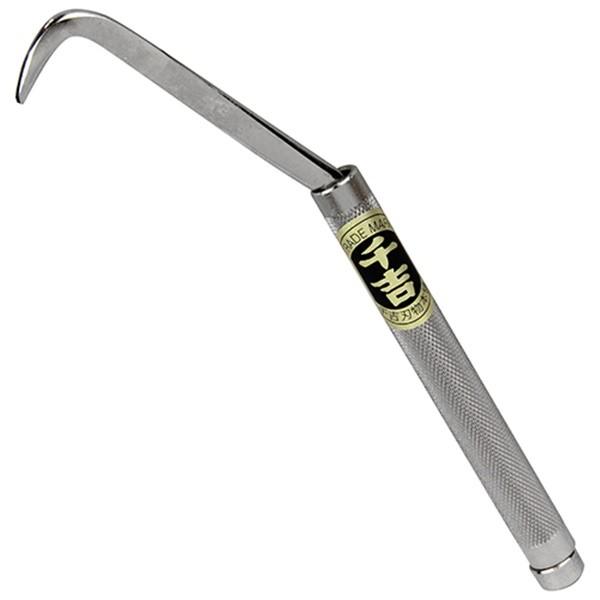 【取寄品】【メール便】[ハッカー シノー]※ご注意・先端が鋭角になっていますので取り扱いにはご注意ください。千吉 クローム角ハッカー パイプエ 4977292232050針金や番線を使って結束する工具です。結束線の締め付け。■特長・建設現場...