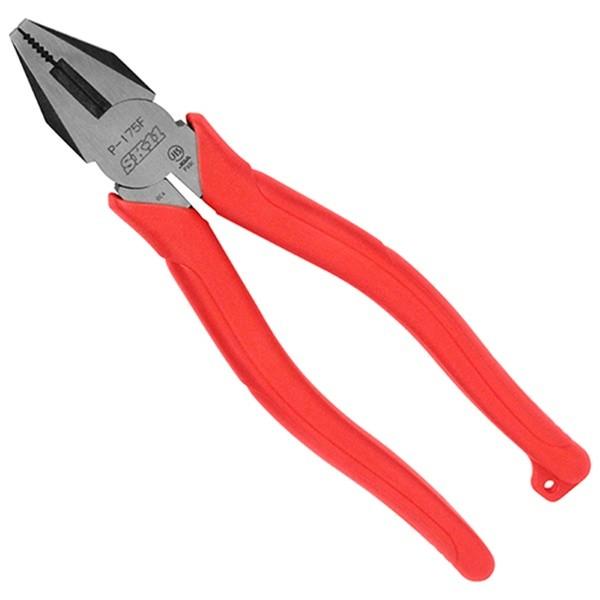 【取寄品】【メール便】[ペンチ]※ご注意・本来の目的以外では使用しないで下さい。作業時は周りの安全を確かめてご使用下さい。・保護メガネ等を着用して作業をして下さい。能力以上の使用はしないで下さい。SK11 FGペンチ JIS 台紙付 P-1...