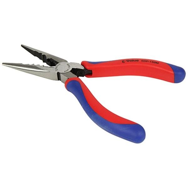 【取寄品】【メール便】[ペンチ]※ご注意・非絶縁工具です。電気の通じた回路には使用しないで下さい。・用途以外には使用しないで下さい。E-Value 万能ラジオペンチ 成型G EDP-150M 4977292235242手にやさしいソフトグリ...
