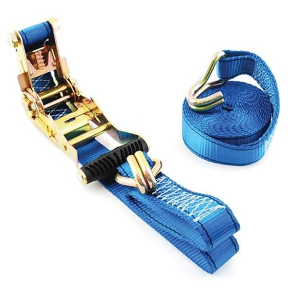 【取寄品】[スリング ジャッキ 荷締ベルト]※ご注意・ベルトが鋭角部に接触する箇所には適当な「当てもの」「パット」を当ててください。・ラチェットバックルの巻き取り軸にベルトを巻き取りすぎないでください。余分な長さは締める前に調整してください...