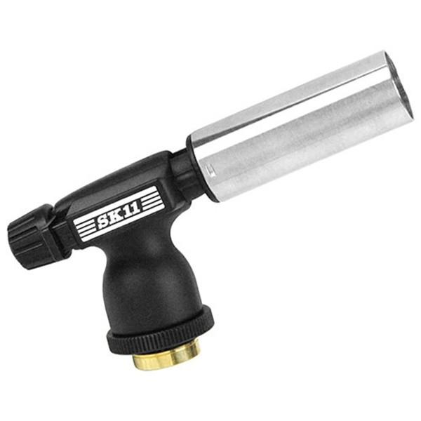 【取寄品】[トーチ ガストーチ]SK11 ガストーチ ST-170 4977292241335コンパクトでもパワフルな炎でプロも納得です。炭火おこし、料理、ロウ付け、解氷、時代焼き等。■仕様・燃焼時間：約100分/缶(適用ボンベを使用)・炎...