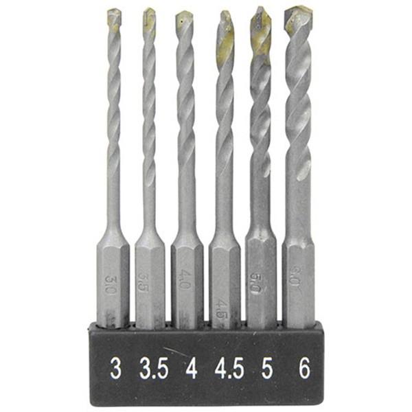 【取寄品】【メール便】[先端工具 鉄工ドリル 藤原産業ドリルセット]※ご注意・作業中は必ず保護メガネ、マスク、安全手袋を着用してください。E-Value マルチドリルセット EMD-6HEX 4977292312417各所材料への穴あけが可...