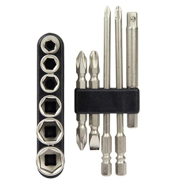 【取寄品】[ドリルアタッチメント 藤原産業セット]E-Value ビット&amp;ソケットセット BS-2N 11PCS 4977292314121電動ドライバー用のビット・ソケットセットです。ネジ・ビス、ボルト・ナットの締付け■特長・ビッ...