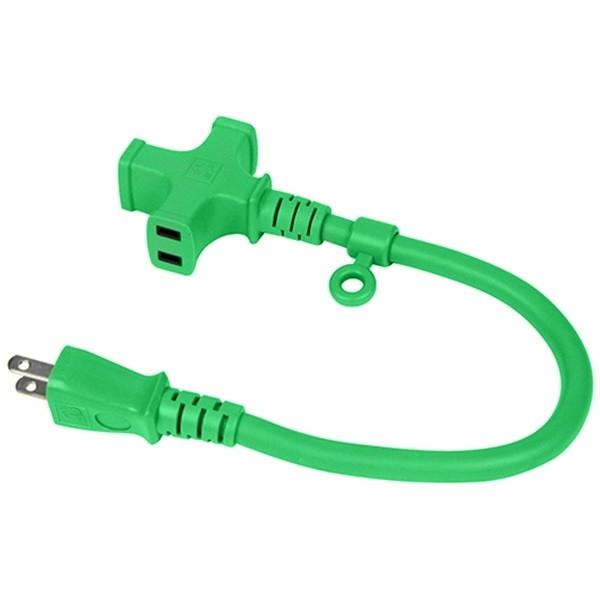 【取寄品】[電工ドラム コード ショートタップ]※ご注意・コードは束ねたまま使用しないでください。過熱の原因になります。・電線許容を超える電流を流さないでください。雨中では使用しないでください。E-Value ラバロンショートタップ 3P ...