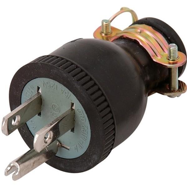 【取寄品】[電工ドラム コード ゴムプラグ類]※ご注意・電線許容を超える電流を流さないでください。雨中では使用しないでください。SK11 接地ゴムプラグ HP-3 4977292451871電気製品などの電源交換用プラグです。掃除機、電動工...