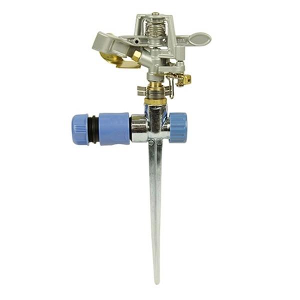【在庫品】[散水用品 スプリンクラー]セフティー3 メタルスプリンクラー SSP-8 4977292691611広範囲の散水に最適です。庭木・芝生等の水やり。■特長・メタル製なので丈夫で長持ちです。■仕様・適合ホース：(内径)12〜15mm...