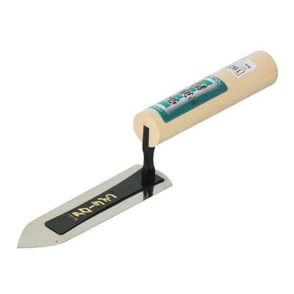 【取寄品】[大工道具 左官鏝 特殊鏝]※ご注意・作業箇所にあったコテをご使用下さい。柄及びコテ身にガタツキがある場合は使用しないで下さい。作業が終わったらすぐに使った道具を水洗いしてください。・保管の際は本体上に重量物をのせないで下さい。コ...